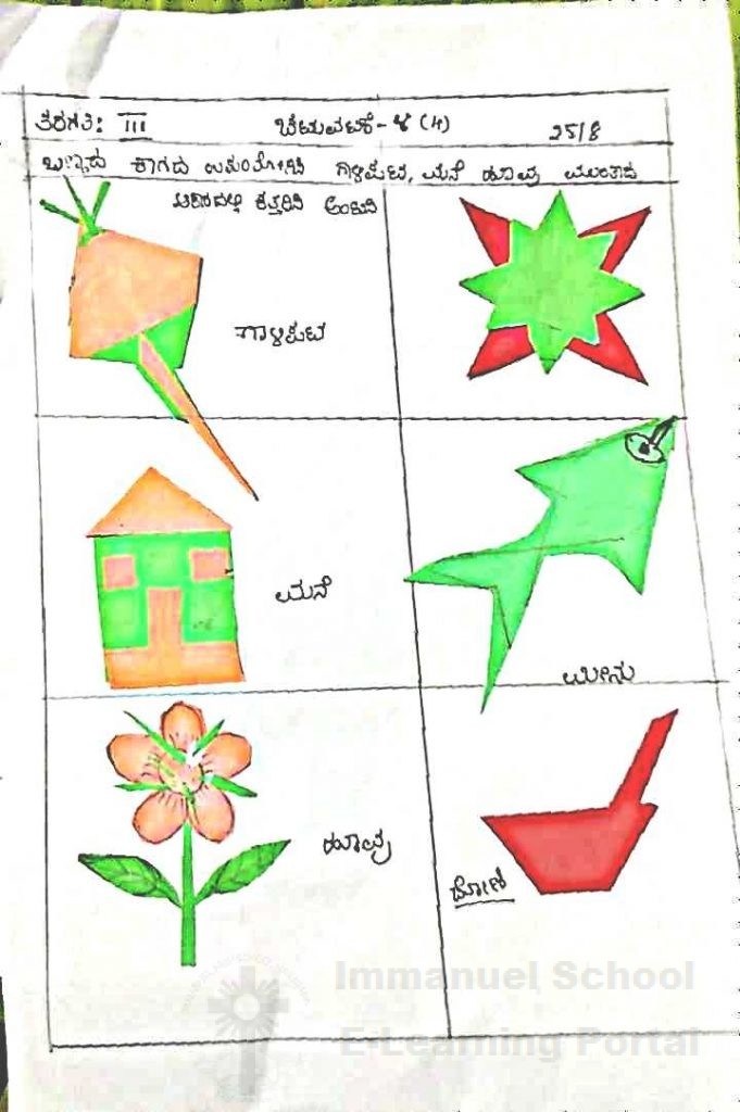 3rd Std Kannada Activity 4 And Dictation Words IMMANUEL PRIMARY SCHOOL 3rd-std-kannada-activity-4-and-dictation-words-immanuel-primary-school