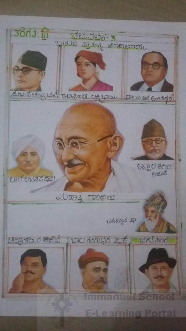 3rd Standard Kannada Activity-3 & Dictation words – IMMANUEL PRIMARY SCHOOL