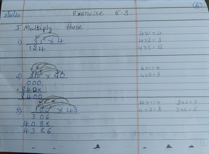 Class 4th Maths Chapter-5 Multiplication (Exercise 5.1 to 5.3) – (03.10 ...