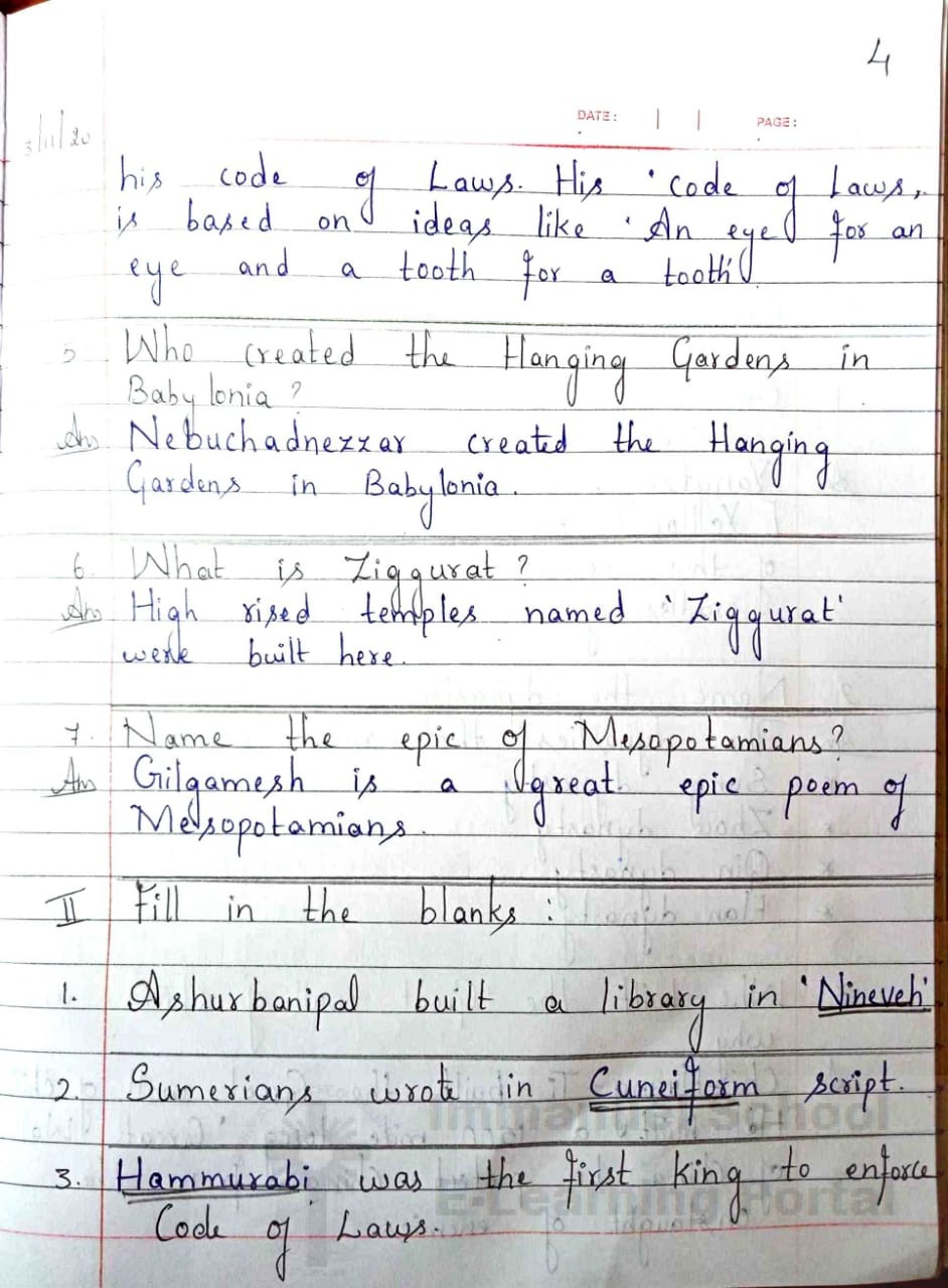 6th Std Social Studies-Lesson-04-Ancient Civilizations-(History Notes ...